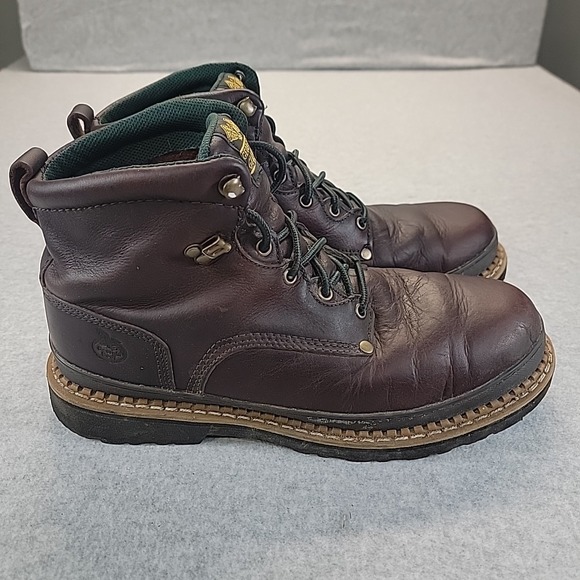 Georgia Boot | Shoes | Georgia Giant Work Boots Leather Ankle Brown ...